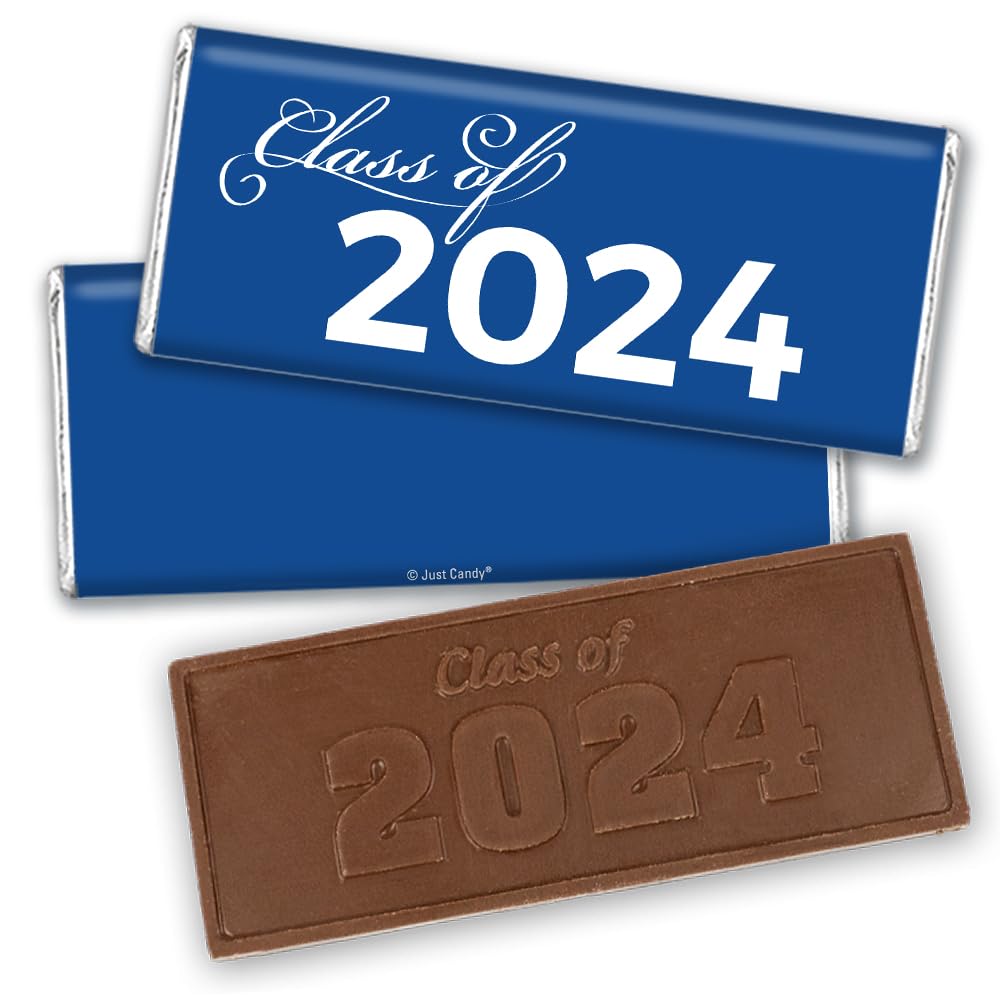 12ct Blue Graduation Candy Party Favors Just Candy Class of 2024 12ct ...