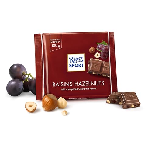 Ritter Sport Rum Trauben Nuss Chocolate Bars 3x100g – Made in Germany ...