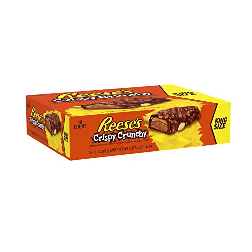 Reese’s Peanut Butter Candy Bar Crispy Crunchy King Size 18-Pack – Nibbleq