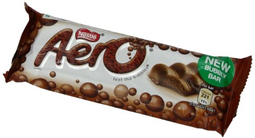 Nestle Aero Milk Chocolate Bar 27g Pack of 12 Rich Milk Chocolate from ...