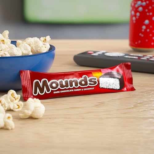 MOUNDS Dark Chocolate Coconut Candy Bars 1.75 oz (36 Count) Kosher ...