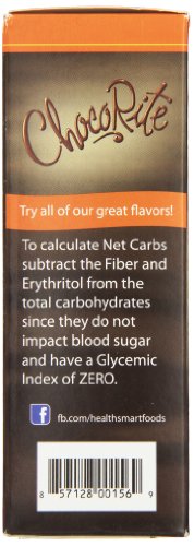 ChocoRite Milk Chocolate Bars, Peanut Butter, 5 Ounce – Sugar-Free, Low ...