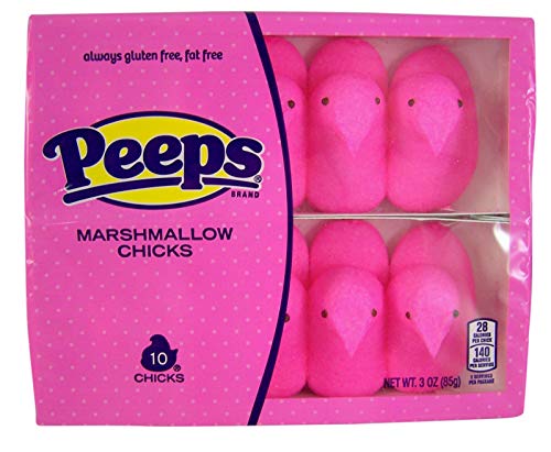 Peeps Pink Chicks Marshmallows 10ct x3 | Easter Candy Pack – Gluten ...