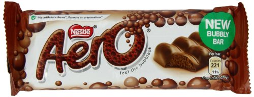 Nestle Aero Milk Chocolate Bar 27g Pack of 12 Rich Milk Chocolate from ...