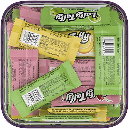 Laffy Taffy Candy, Assorted Fruit Flavored Taffy, 145 Pieces – Nibbleq