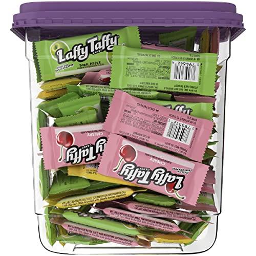 Laffy Taffy Candy, Assorted Fruit Flavored Taffy, 145 Pieces – Nibbleq