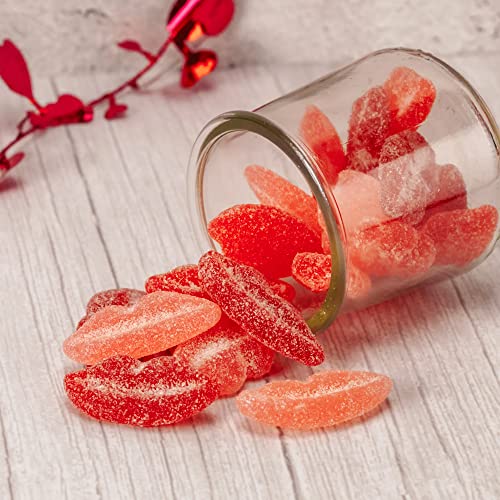 Gimbal’s Sour Pucker Lips Gummy Candy, 68 Pieces, 1 Lb, Assorted ...