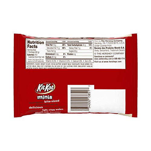 King Size KIT KAT Chocolate Candy Minis, Milk Chocolate, Crisp Wafers ...