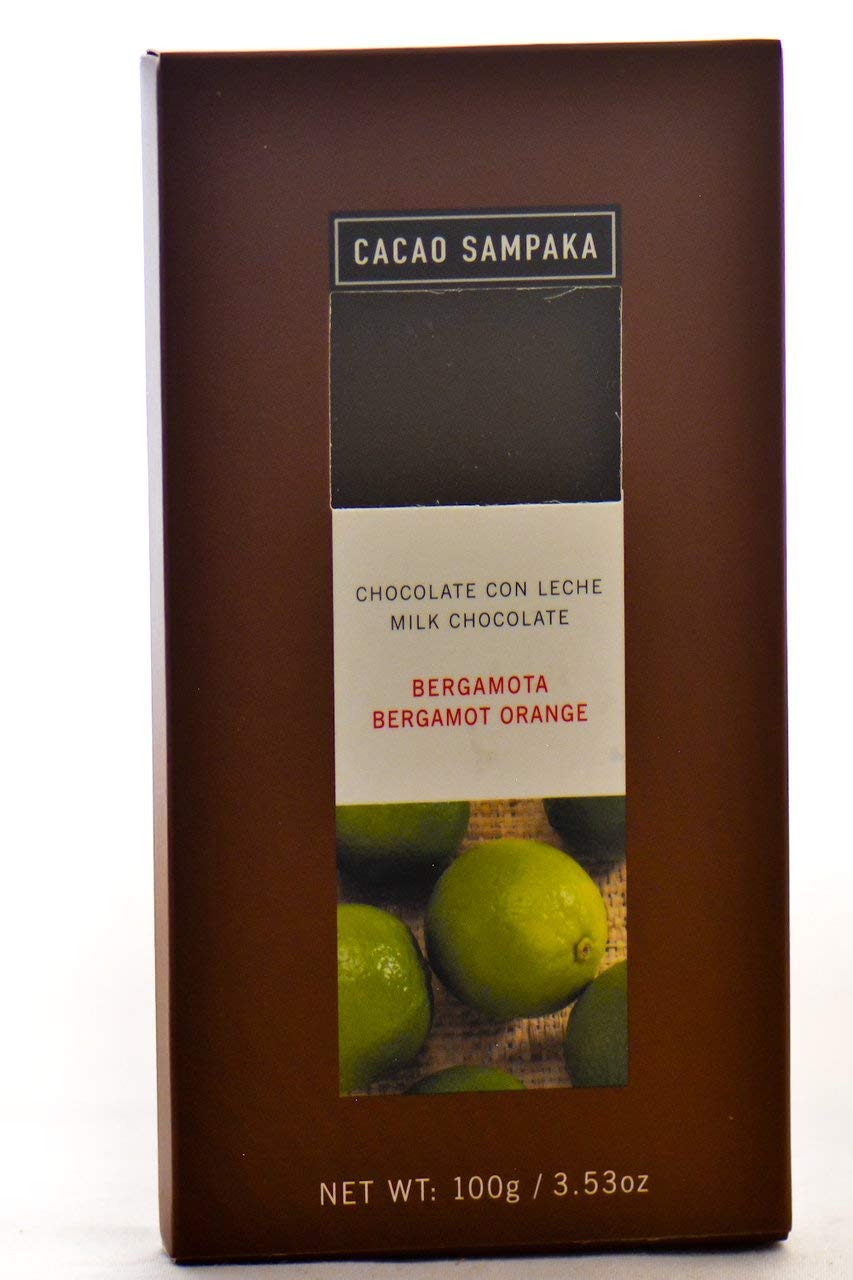 CACAO SAMPAKA Chocolate Bar Bergamot Orange 40% 100g – Nibbleq