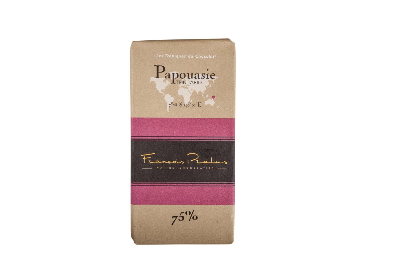 FRANCOIS PRALUS Papouasie New Guinea Chocolate Bar – 3.5 OZ – Nibbleq