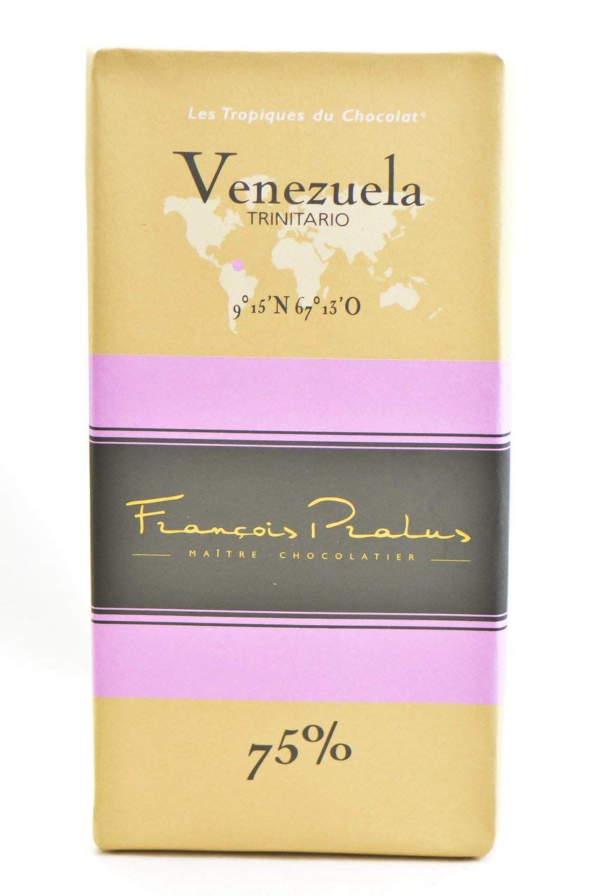 FRANCOIS PRALUS Venezuela 3.5oz 75% Cocoa Chocolate Bar – Nibbleq
