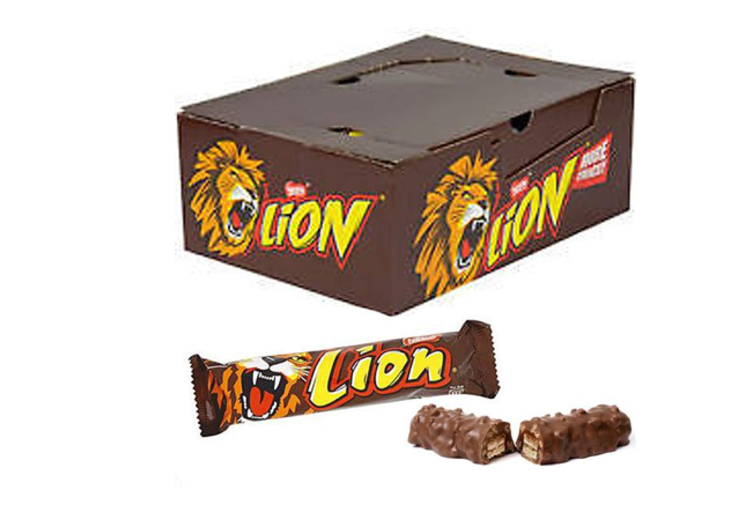 Nestle Lion Bar 55g – Caramel Wafer in Milk Chocolate – Imported UK ...