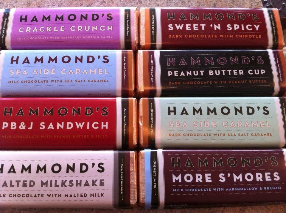 Hammond’s Candies Milk Chocolate S’mores Bar 2.25oz Pack – Gourmet ...
