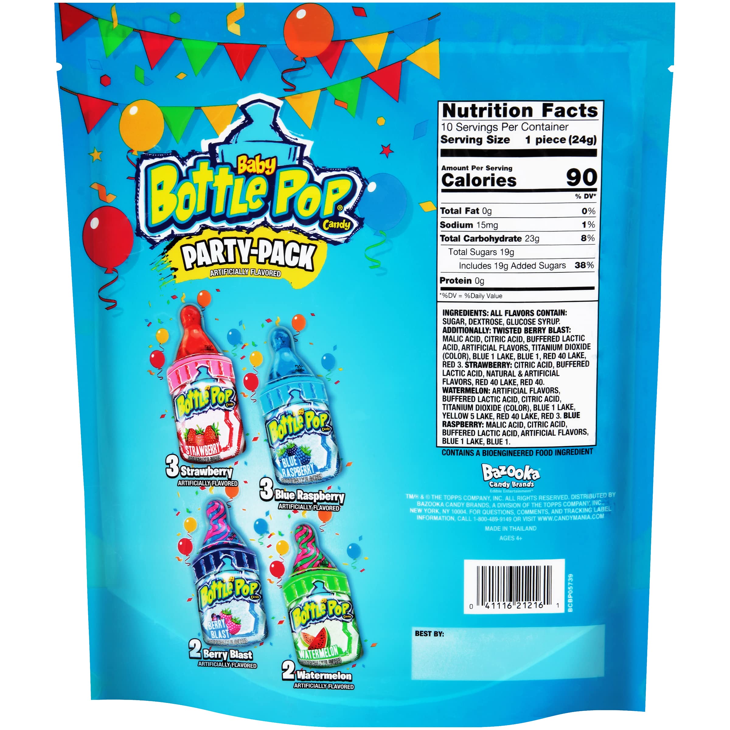 Baby Bottle Pop Easter Candy Party Pack 10 Count Fruity Lollipops – Nibbleq