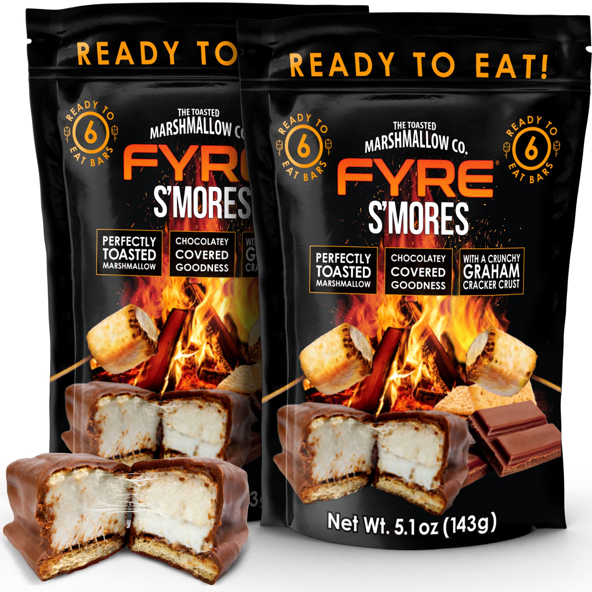 Gourmet Smores! Handcrafted Milk Chocolate, Graham Cracker, Burnt ...