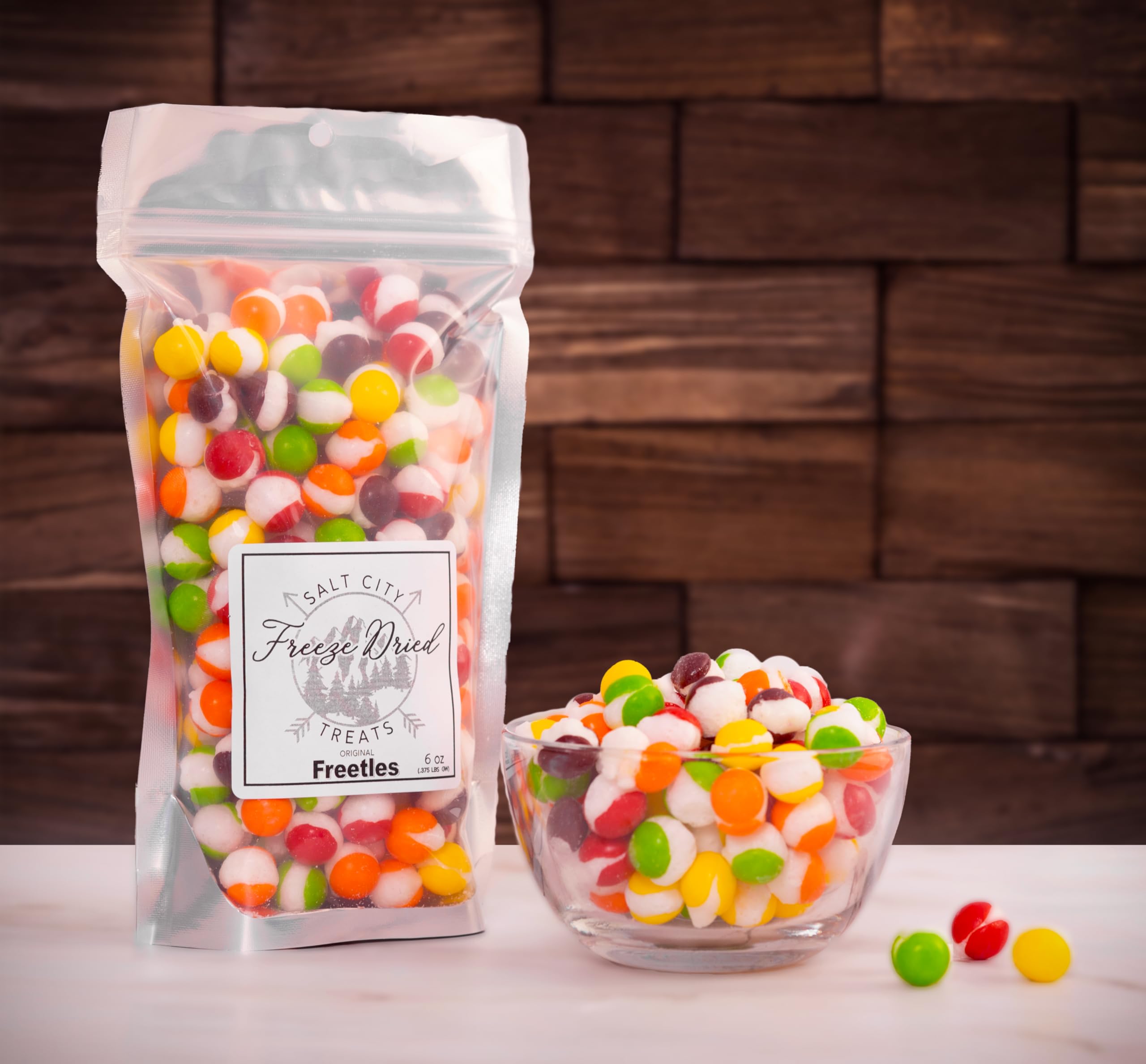Freetles Freeze Dried Candy 6 oz Pack – Genetic Engineering – 40°F ...