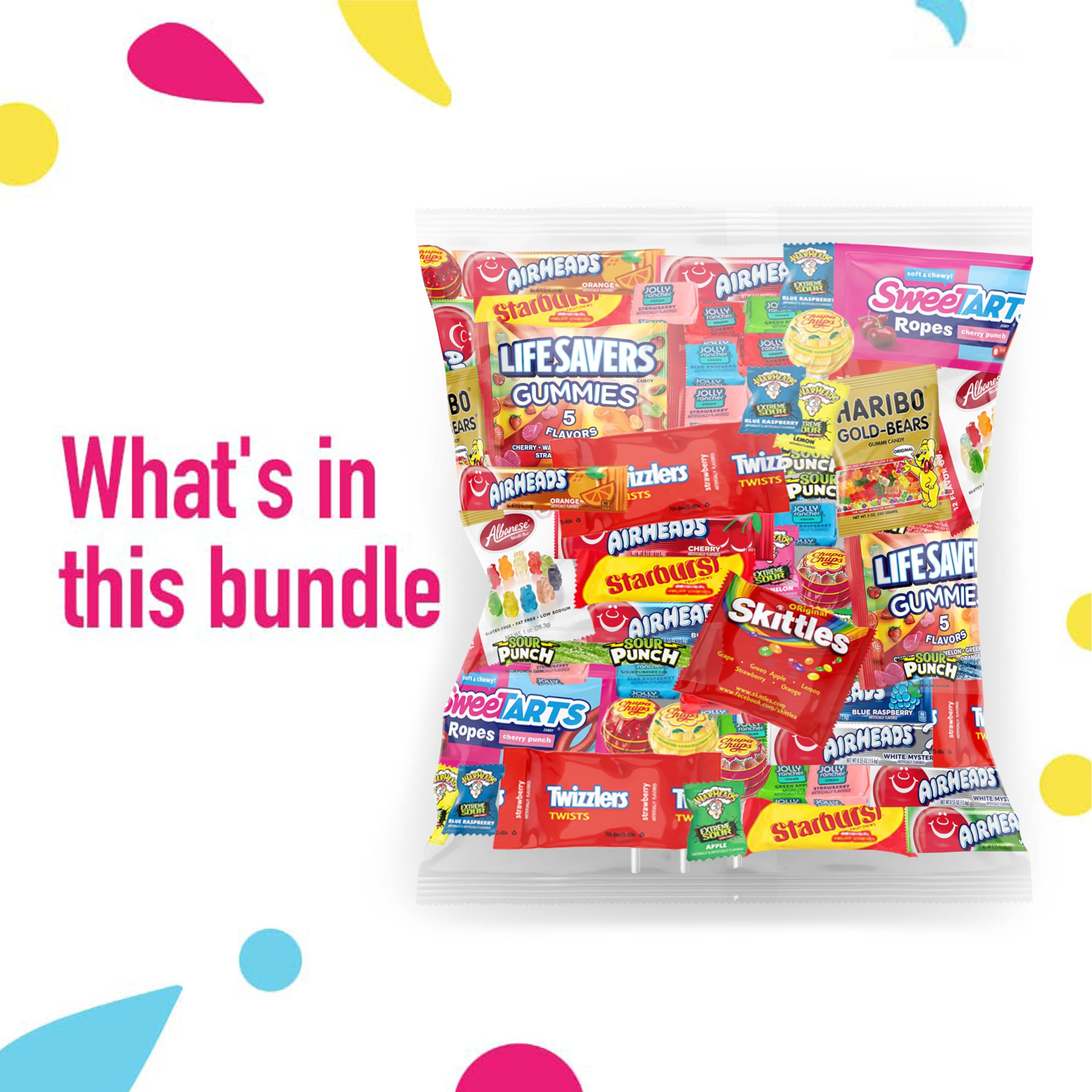 Bulk Assorted Fruit Candy – Starburst, Skittles, Gummy Life Savers, Air ...