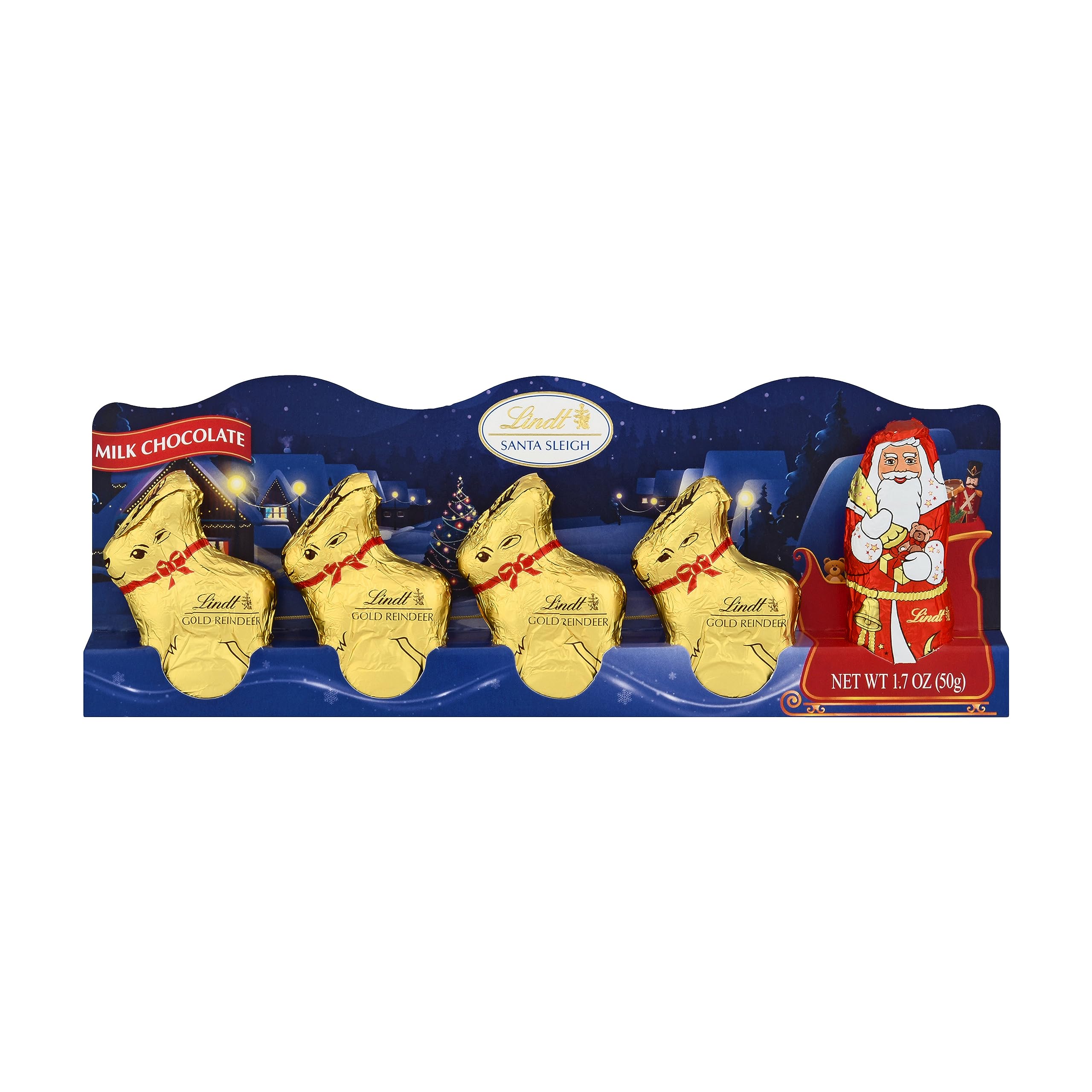 Lindt Mini Sleigh Milk Chocolate Candy 1.7 oz. 5-Pack – Nibbleq
