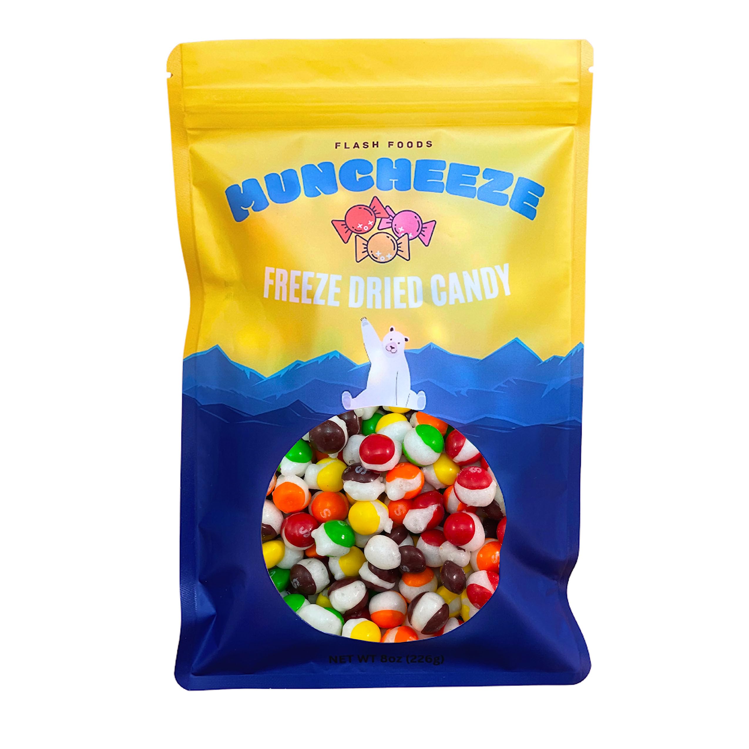 Muncheeze Gourmet Freeze Dried Candy Skittles (8 oz) – Original Rainbow ...