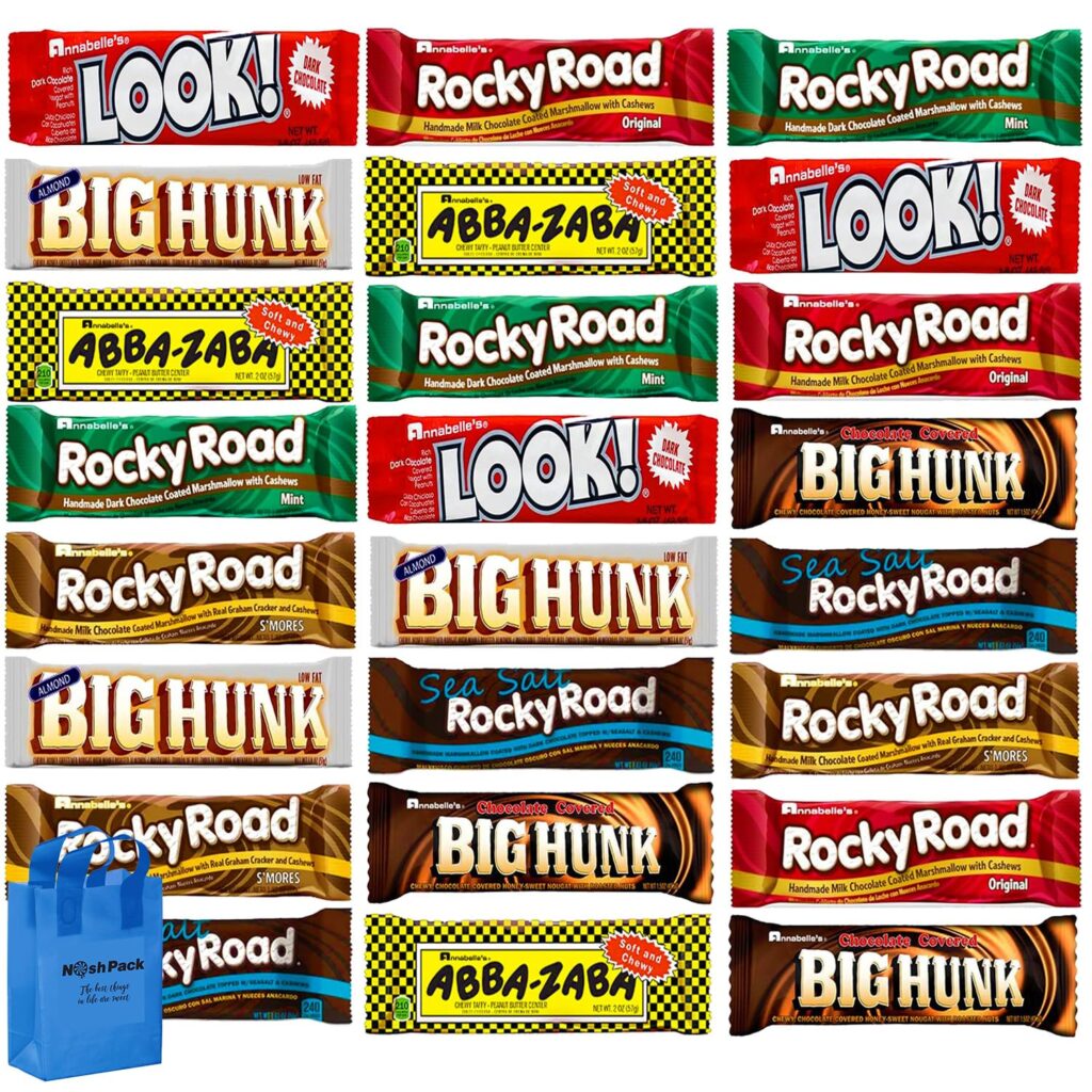 Annabelle Candy Bars Bulk Full Size Pack – Sampler Pack with Look ...