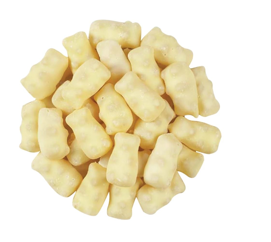 Bayside Candy White Chocolate Gummy Bears – Fruity & Creamy Fusion ...