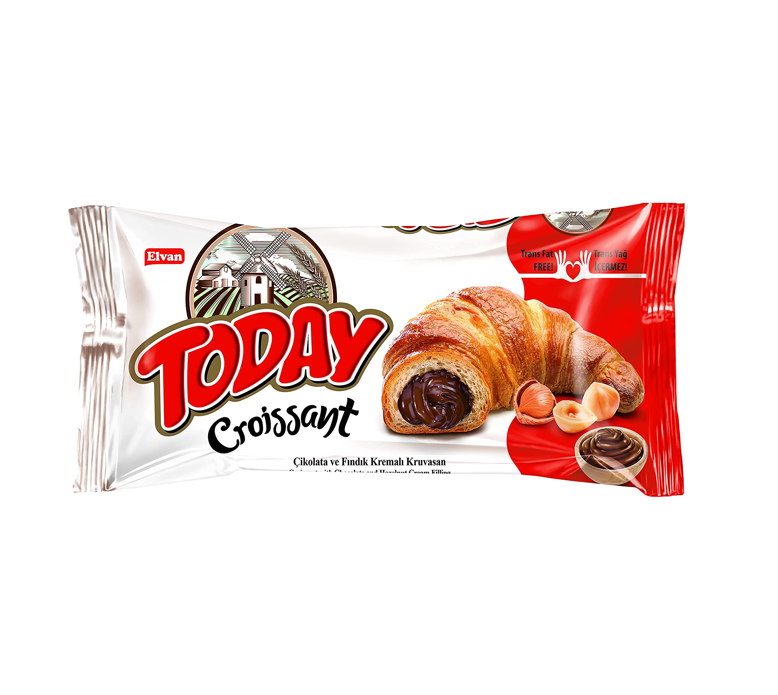 Elvan Today Chocolate Croissants (Pack of 6) | Buttery Soft Croissant ...