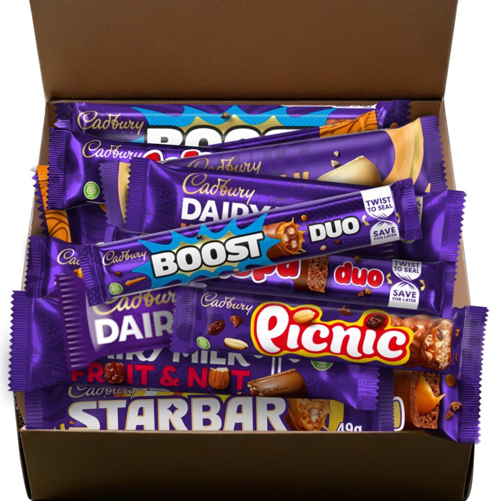 Exotic Club British Chocolate Bars Variety Box | 13 Full Size Cadbury ... Exotic Club British Chocolate Bars Variety Box | 13 Full Size Cadbury ...