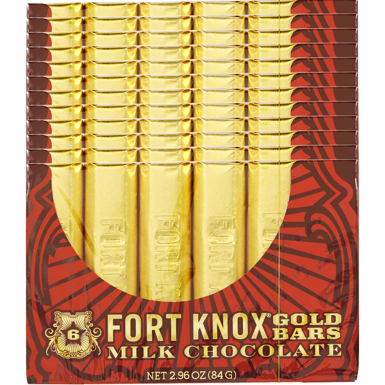 Fort Knox Mini Milk Chocolate Gold Bars 2.96oz 72 Mini Bars Fort Knox – Nibbleq