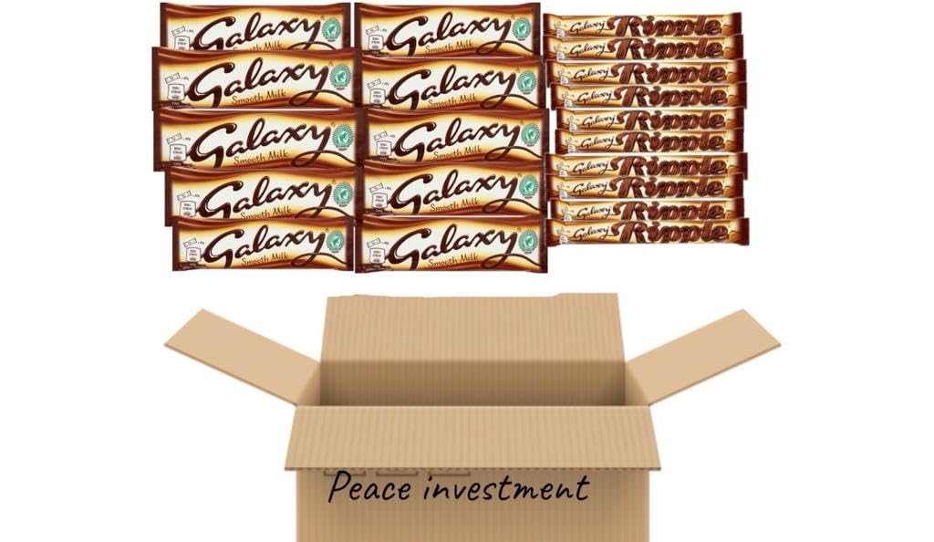 Galaxy Ripple & Galaxy smooth milk chocolate variety (20 total) – Iron ...