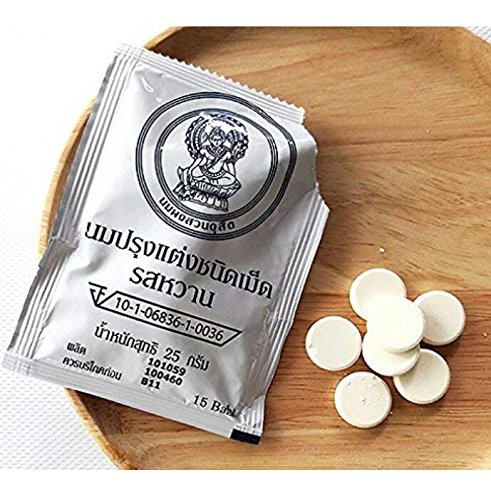 Good Candy Milk Tablet for Children Thai Royal 25g – 6 Bags by Thank ...