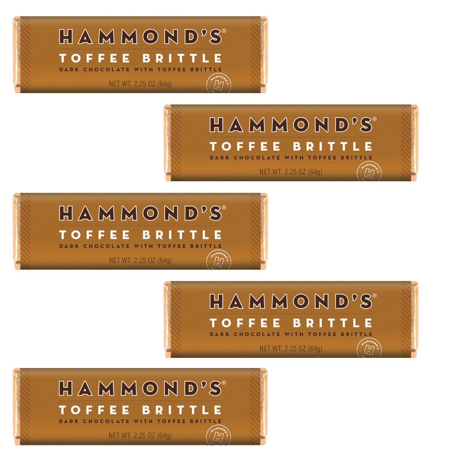 Hammond’s Candies Gourmet Chocolate Candy Bars – Toffee Brittle | Rich ...