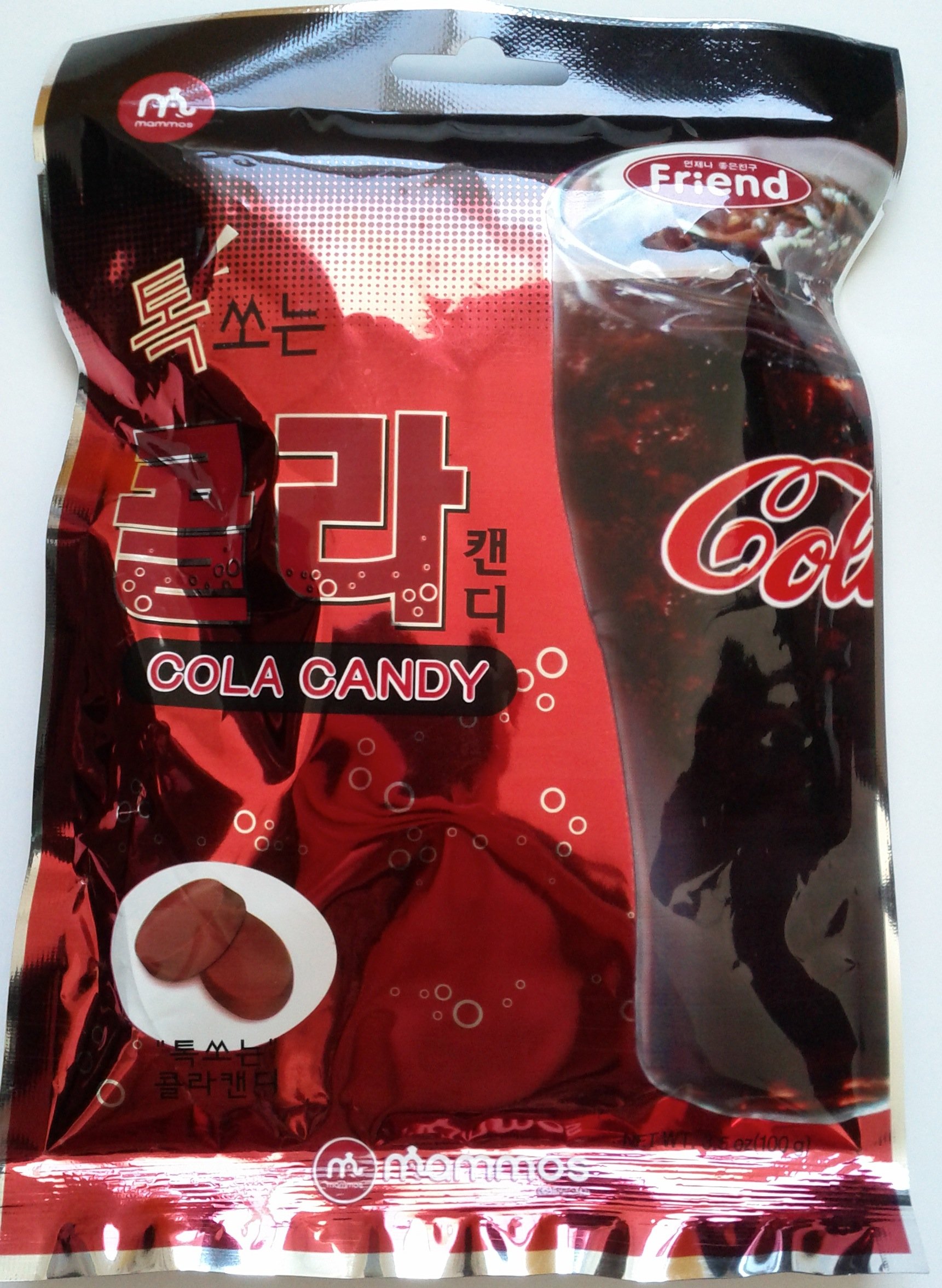 Mammos Friend Cola Candy 3.5 oz – Authentic Korean Sweet Treat with ...