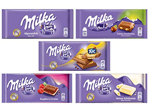 Milka Chocolate Bars Assorted Pack of 5 (Bundle #2) – Milka – White ...