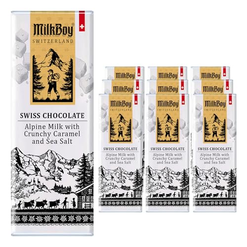 Milkboy Swiss Milk Chocolates – Premium Alpine Milk Chocolate Bars with ...