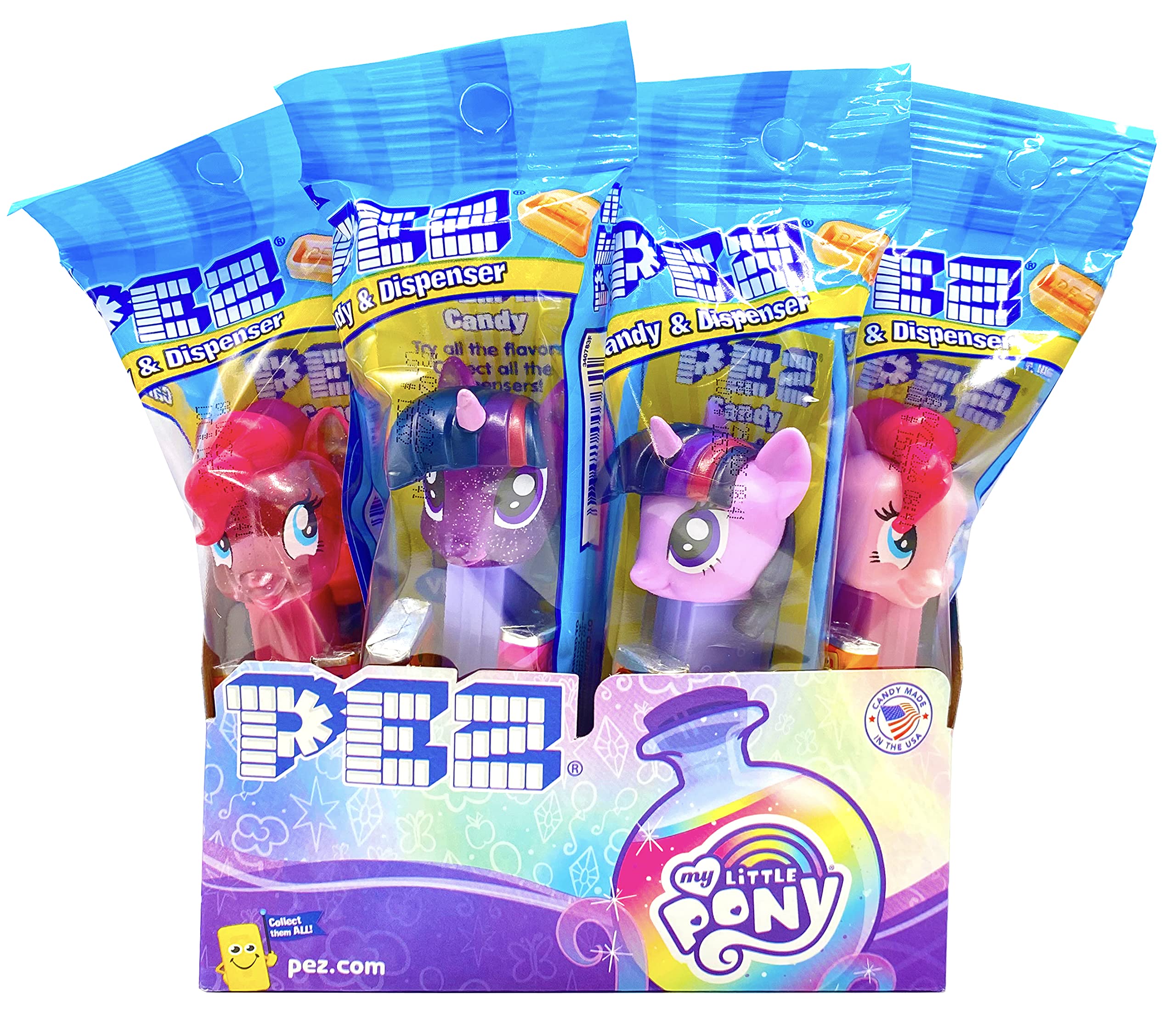 My Little Pony PEZ Candy Dispensers – 12 Pack Assortment with ...