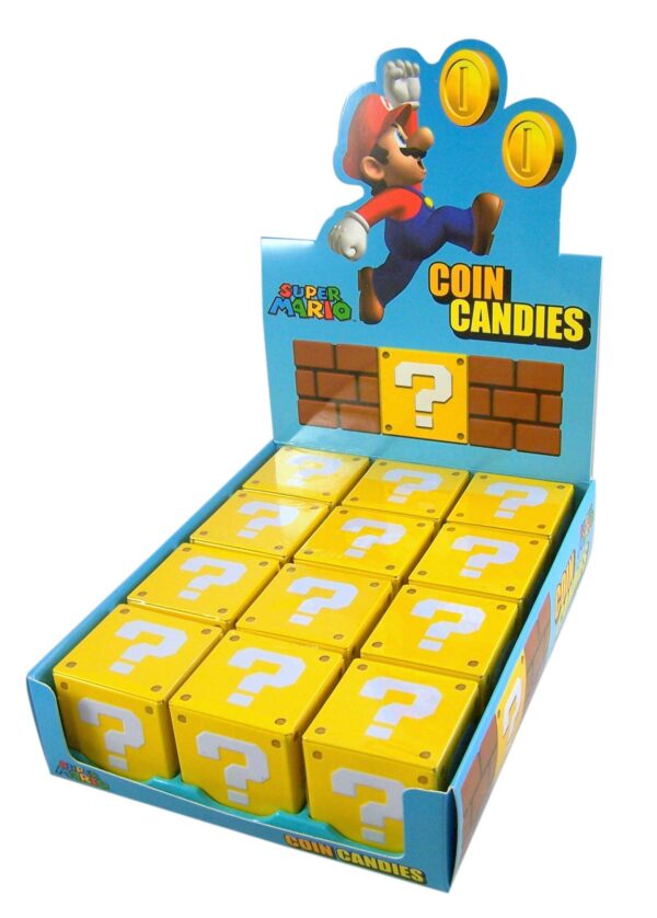 Nintendo Super Mario Bros. Coin Candies Display Box – 12 Count with ...