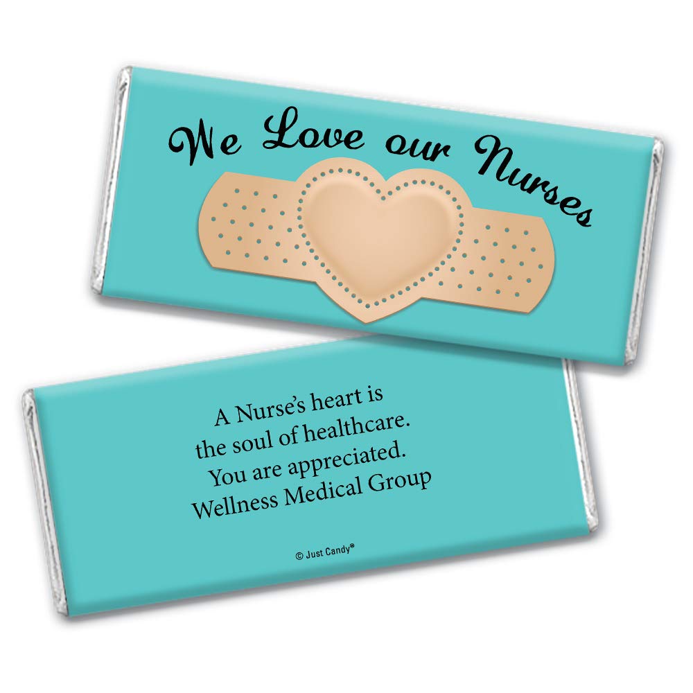 Nurse Appreciation Chocolate Bar Wrappers 25ct WH Candy 12 Bars – Nibbleq