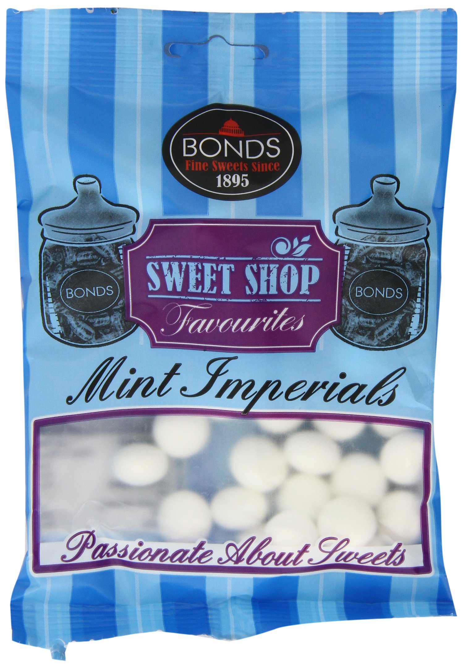 Original Bonds London Mint Imperials Bag – Peppermint Hard Sugar Sweets ...
