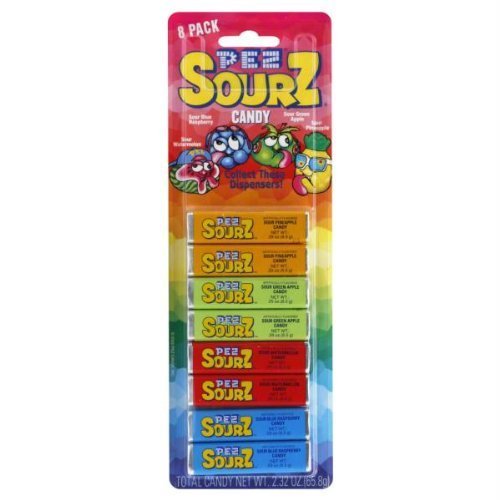 Pez Candy Refill 8pk Sourz – Sweet & Tangy Treats for Kids and Adults ...