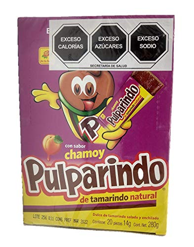Pulparindo Chamoy Tamarind Pulp Candy 20 Count – Hot & Salted Flavor ...