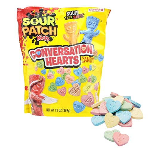 Sour Patch Kids Conversation Hearts Valentine’s Day Candy – Sour Then ...