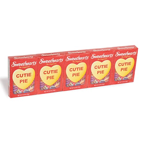 Sweethearts Conversation Hearts Candy – 5 Boxes of Classic Flavors for ...