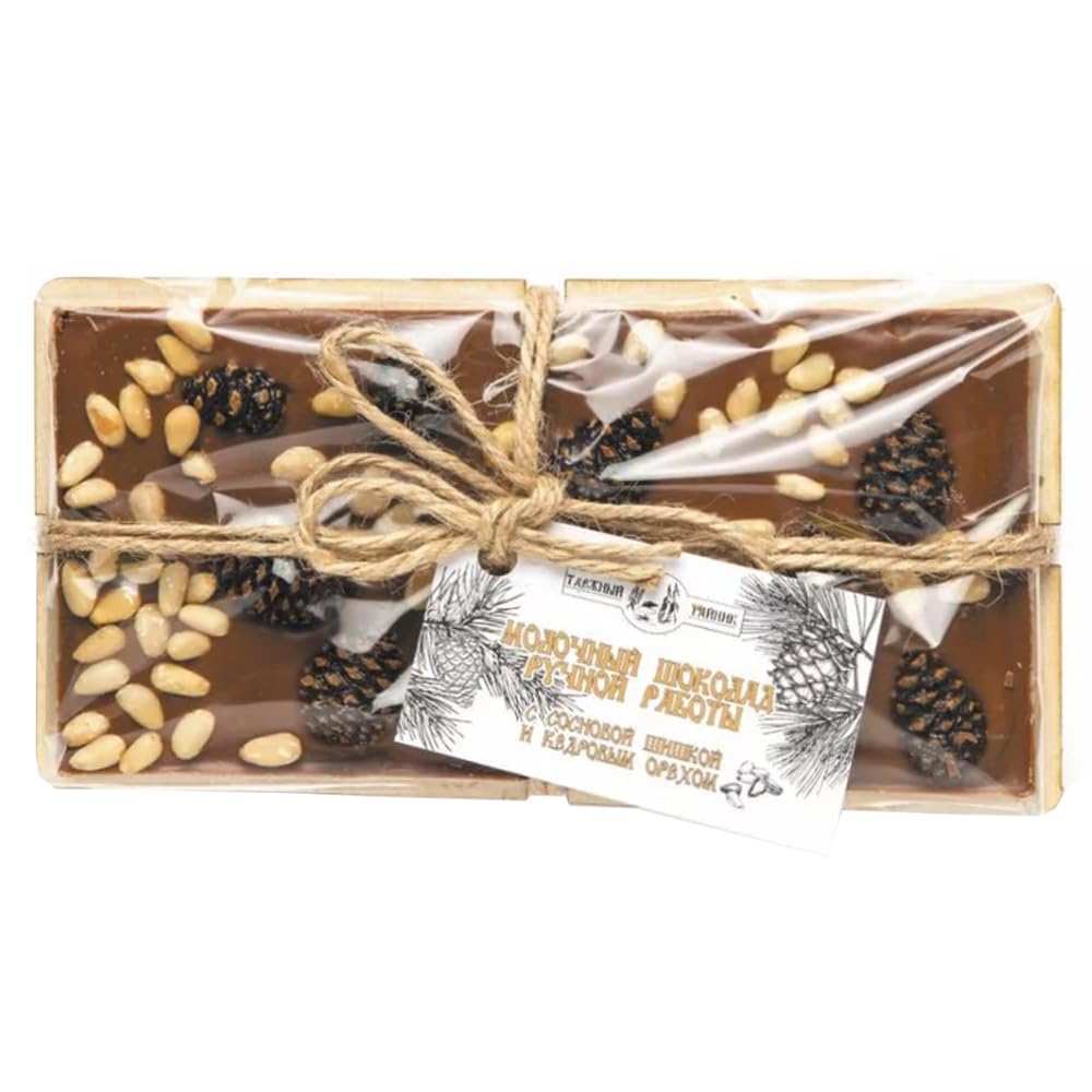Taiga Cache Sweet Milk Chocolate With Pine Cones & Cedar Nuts 100g/ 3. ...